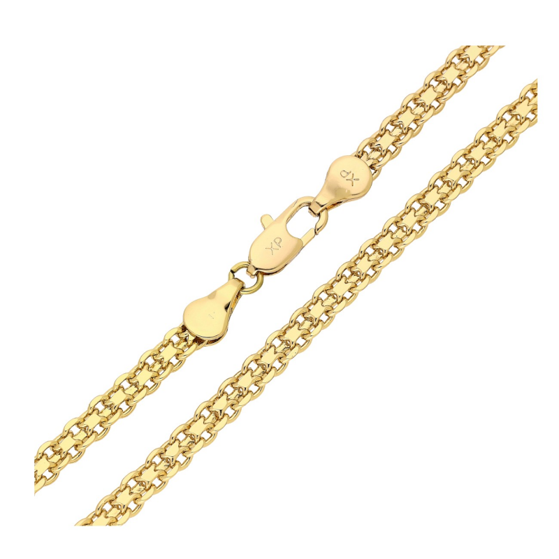 ŁAŃCUSZEK POZŁACANY 50 CM 3,9 MM BISMARK XUPING 81571 - Xuping Jewelry